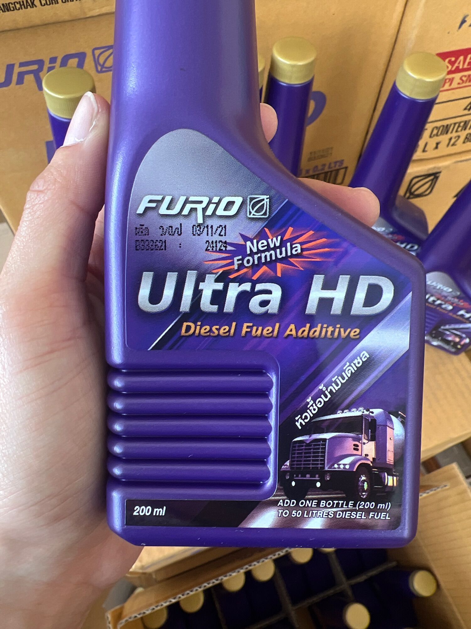 แพ็ค 6 ขวด หัวเชื้อดีเซล บากจาก ฟูลิโอ อัลตร้า เอชดี furio ultra HD ...