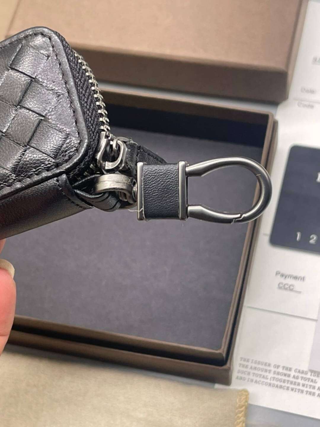 กระเป๋ากุญแจ Bottega key holder กระเป๋ากุญแจรีโมท กระเป๋ากุญแจรถยนต์ ...