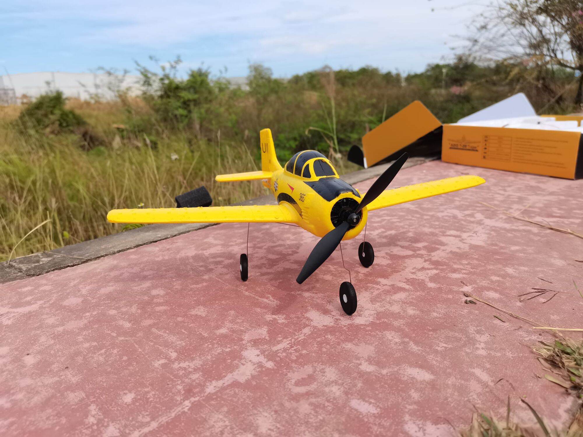 XK A210 TROJAN MINI T28 380mm Wingspan 2.4G 4CH 3D6G โหมด Switchable 6 ...