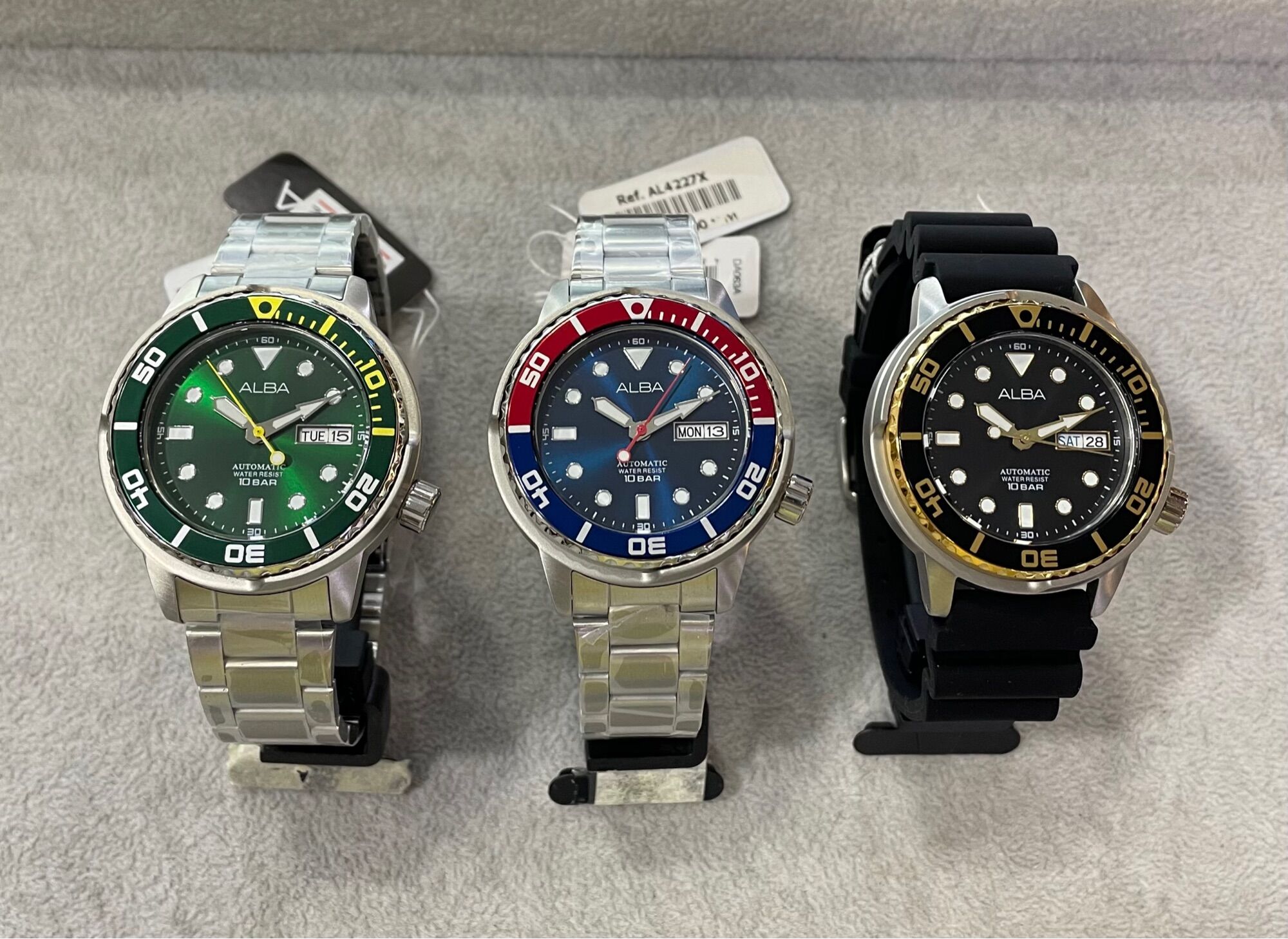 นาฬิกา ALBA AUTOMATIC (ALBA TUNA) รหัส AL4225X1 เขียว (4900 บาท ...