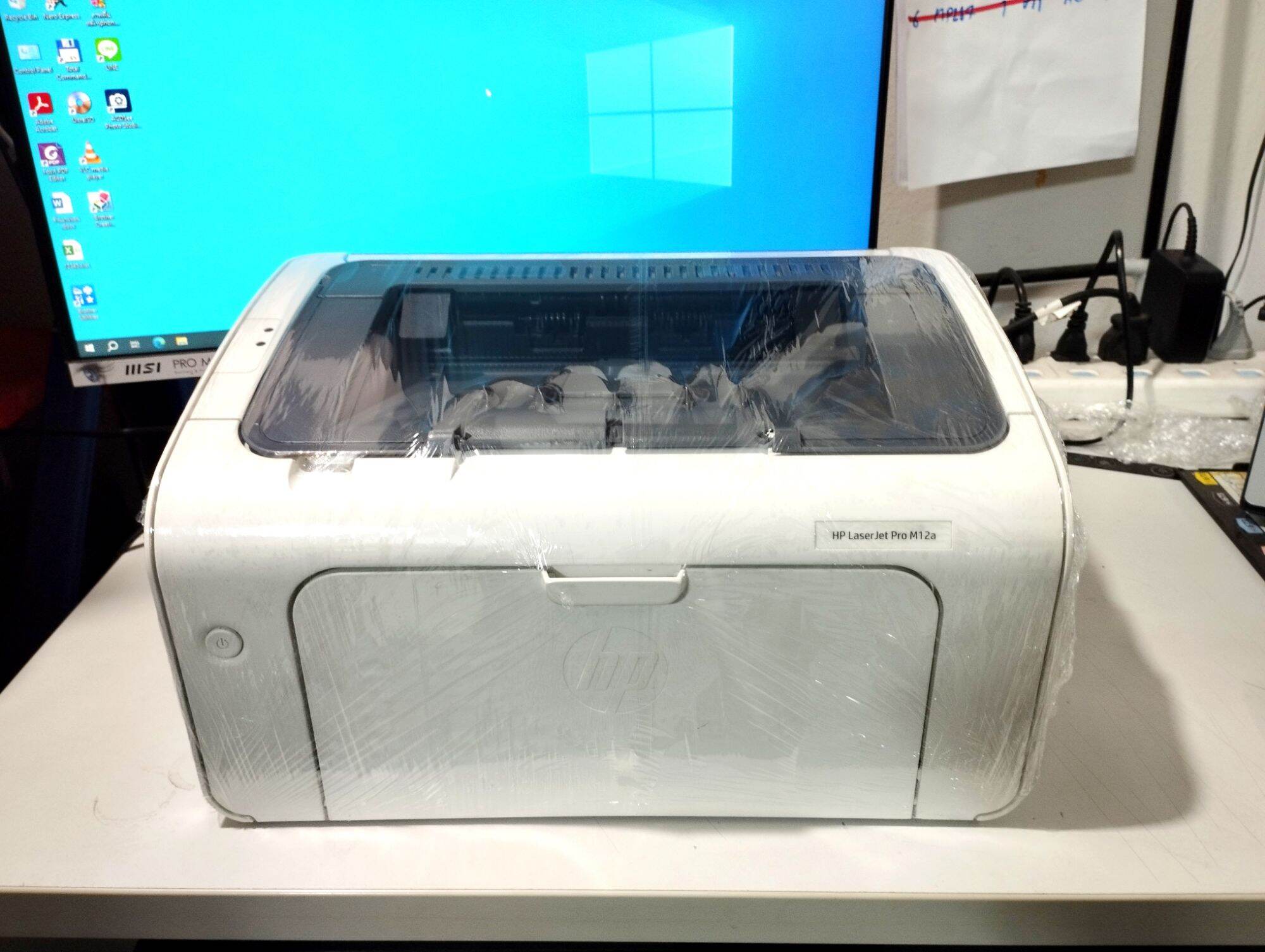 HP Laserjet Pro M12A เครื่องปริ้นเตอร์มือสองพร้อมใช้งานพร้อมโทนเนอร์ ...