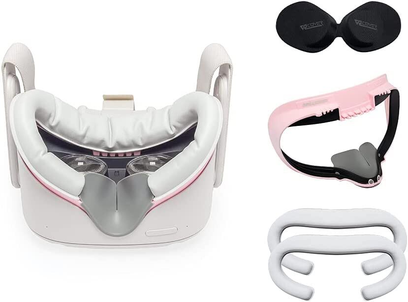 Oculus Quest 2 Facial Foam Interface Set for Meta Quest 2 - VRHERE ...