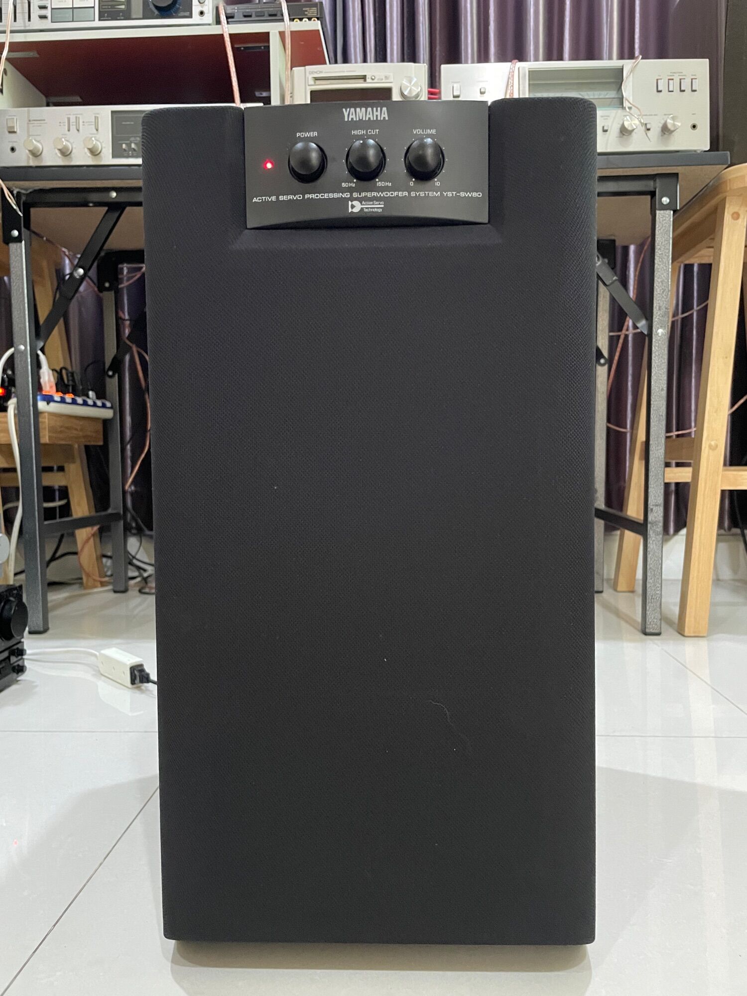 YAMAHA YST-SW80 60W. 8 นิ้ว Ac 100V.เครื่องเสียงญี่ปุ่น - VA audio ...