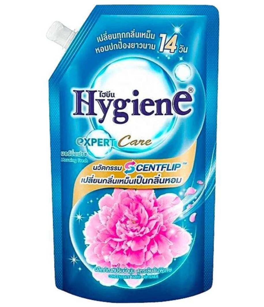 ส่งฟรี ไฮยีน ปรับผ้านุ่ม Hygien Expert Care ไฮยีนปรับผ้านุ่ม สีฟ้า มอร์นิ่งเฟรช ขนาด490-540.มล ...