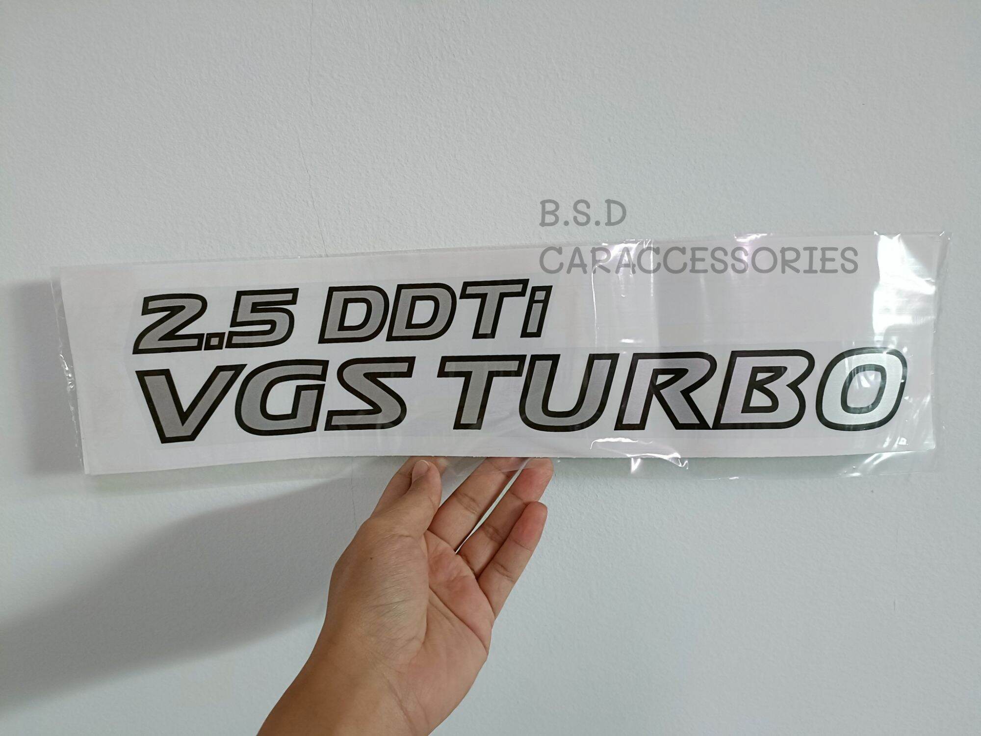 สติ๊กเกอร์ 2.5 DDTi VGS TURBO ติดข้างประตูรถ Navara NP 300 ราคาต่อคู่ ...