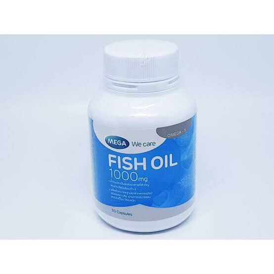 Mega we care Fish oil 1000mg น้ำมันปลา - ร้านยาอดิลา - ThaiPick