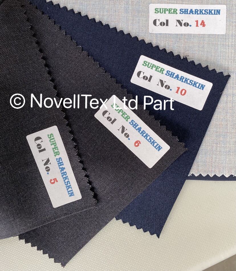 Suiting Fabric Super Sharkskin Wool Touch ผ้าเมตร ยูนิฟอร์ม กางเกง และ ...