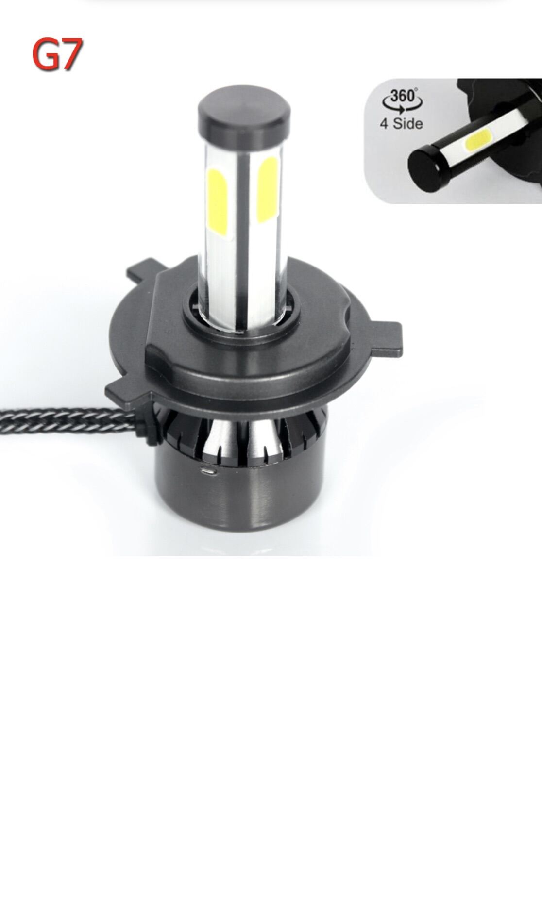 หลอดไฟหน้า G7 mini LED ขั้วH4,H7,H8,H10,HB3,HB4 - โปรแลมป์ - ThaiPick