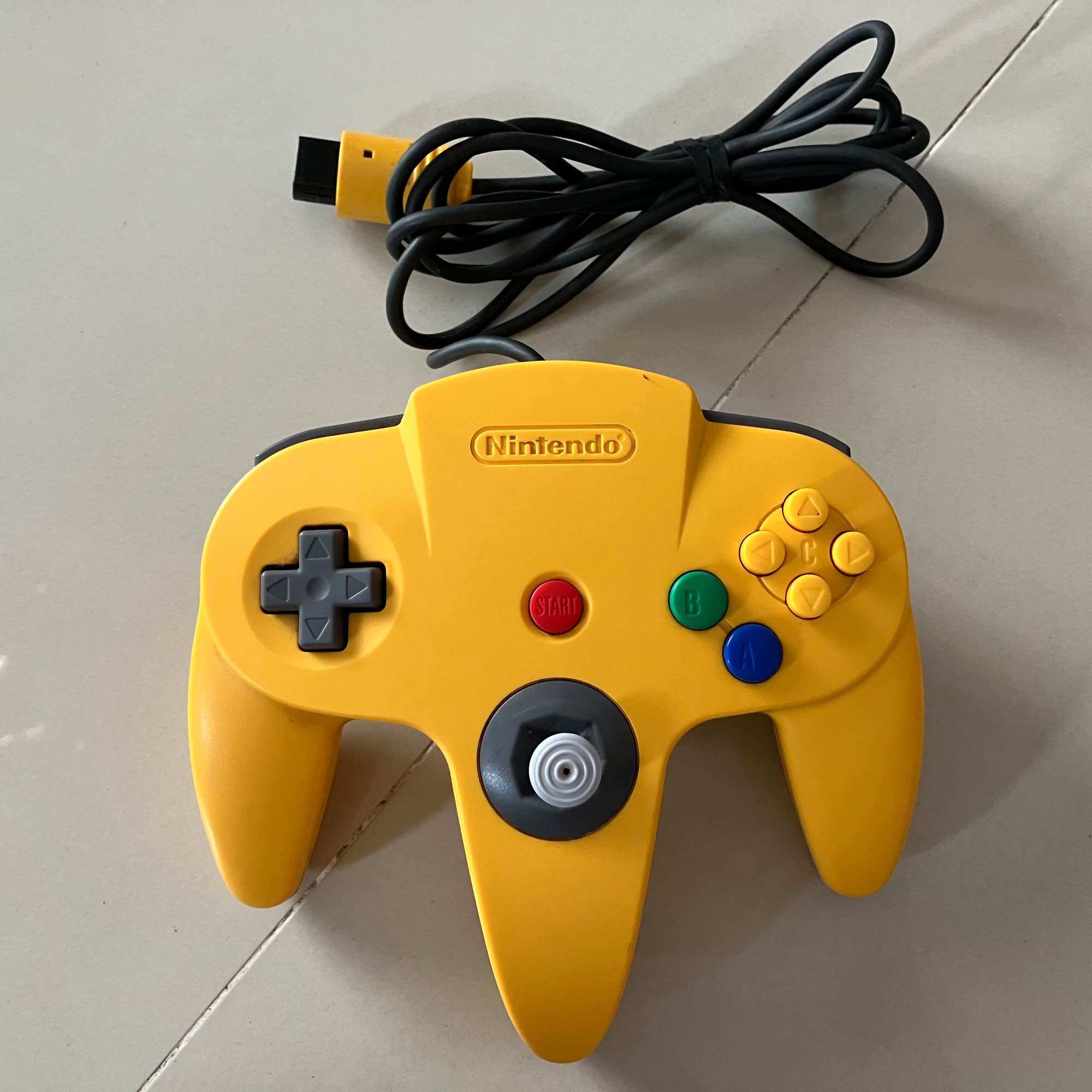 Controller Nintendo 64 (Yellow) จอย N64 สินค้าแท้จากญี่ปุ่น | Lazada.co.th