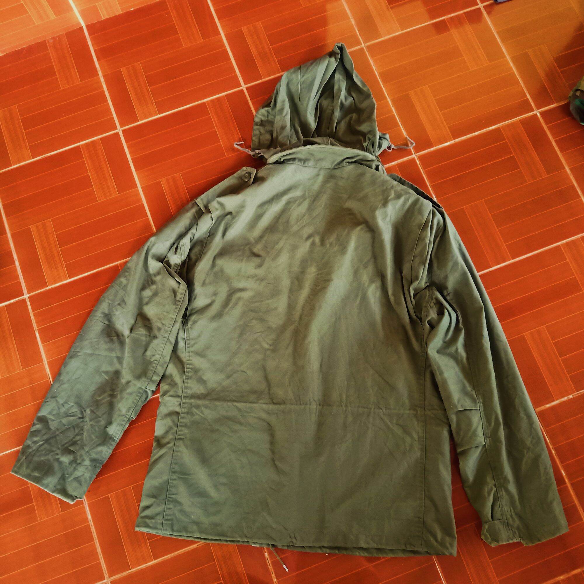 เสื้อทหาร M65 Brandit Military Jacket ???????? อก46 สภาพดีสวยมากสีGreenmilitary ผลิตภายใต้ ...