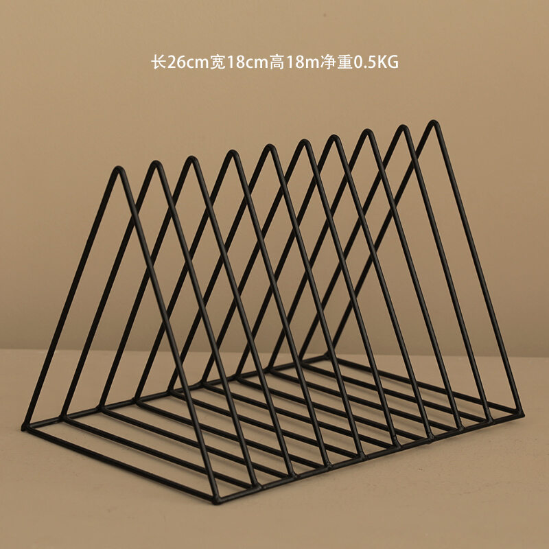 Cheng Yi Modern Northern European-Style Triangular Iron Art Magazine ...
