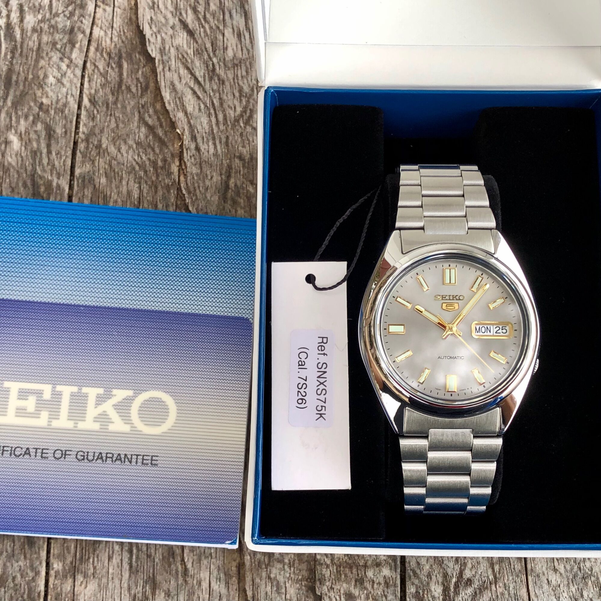 Seiko 5 SNXS73K SNXS75K SNXS77K SNXS79K Grey dial SNXS75, White dial ...