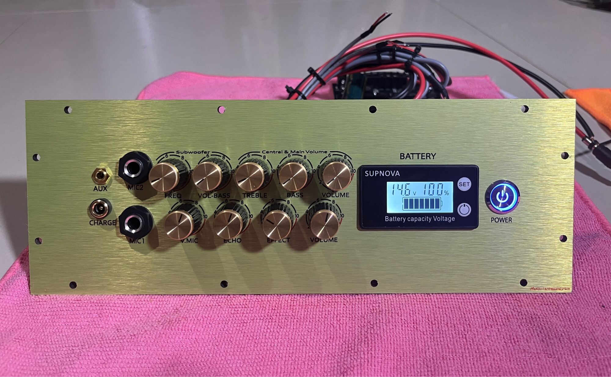 ชุดแผ่นเพลทใส่สำหรับคาราโอเกะ TB21F แอมป์ AMP แบบย้ายวอลุ่มดิจิตอล ...