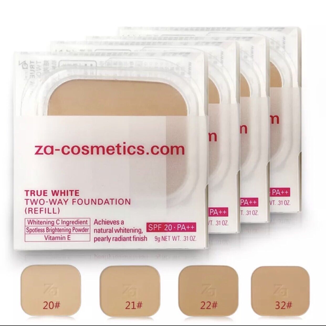 ของแท้แป้ง za True white two-way foundation ขนาดรีฟิล | Lazada.co.th