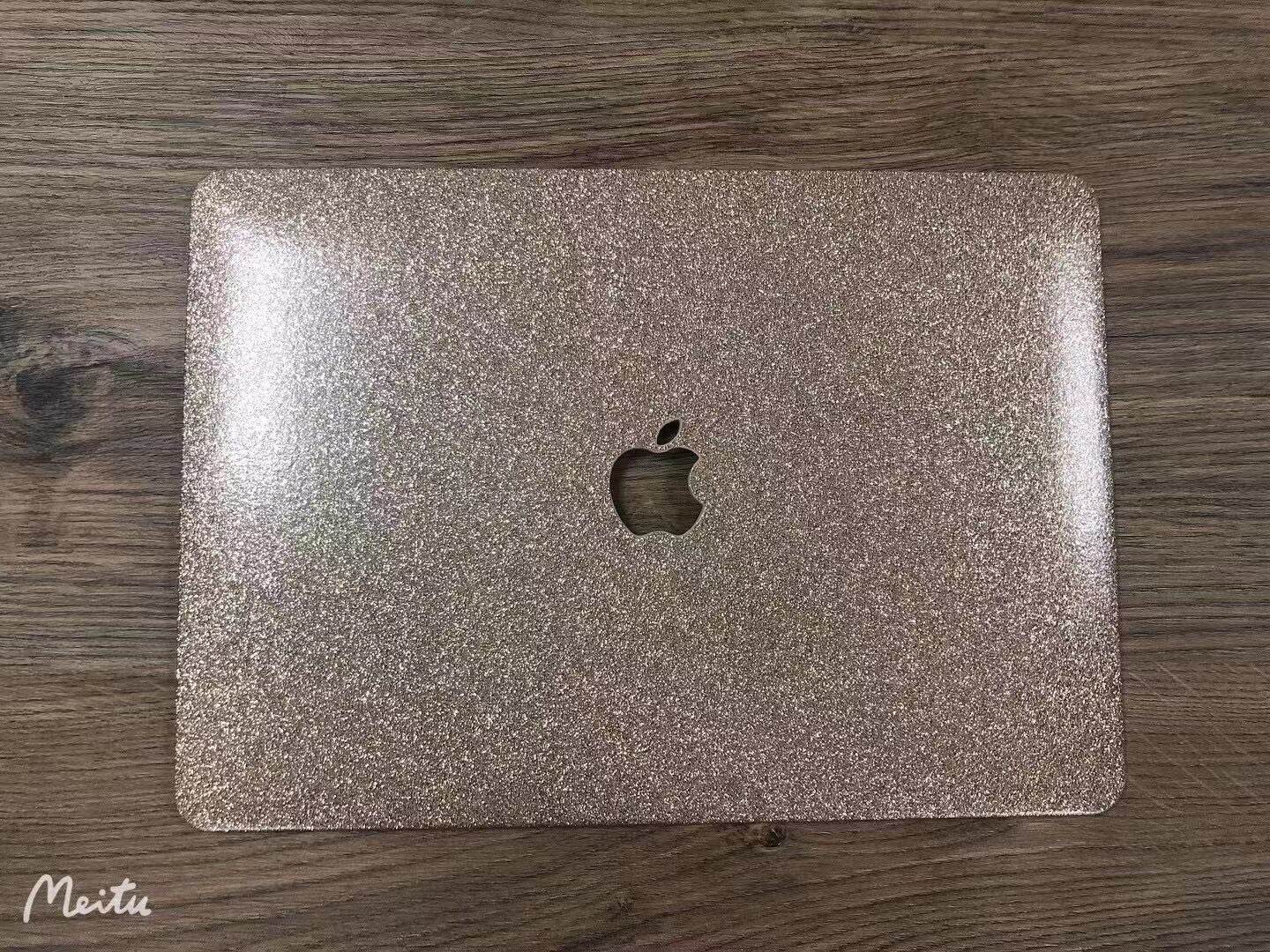 Macbook Case Glitter เคส แมคบุ๊ก กากเพชร เจาะโลโก้ รุ่นมาใหม่ Pro14.2 ...