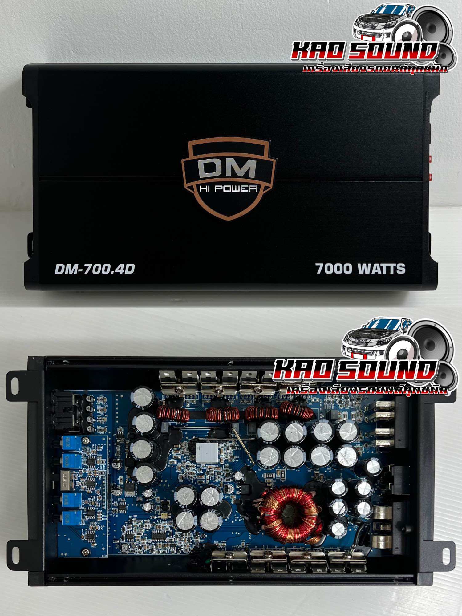 DM HI POWER เพาเวอร์แอมป์ คลาสดี4ch เพาเวอร์แอมป์ DM-600.4D กำลังขับ ...