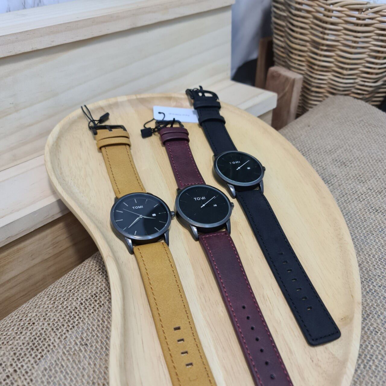 Tomi watch รุ่น T071 นาฬิกาข้อมือแบรนด์ (โทมิ) นาฬิกา กันน้ำ พร้อมกล่อง มีเก็บปลายทาง นาฬิกา ...
