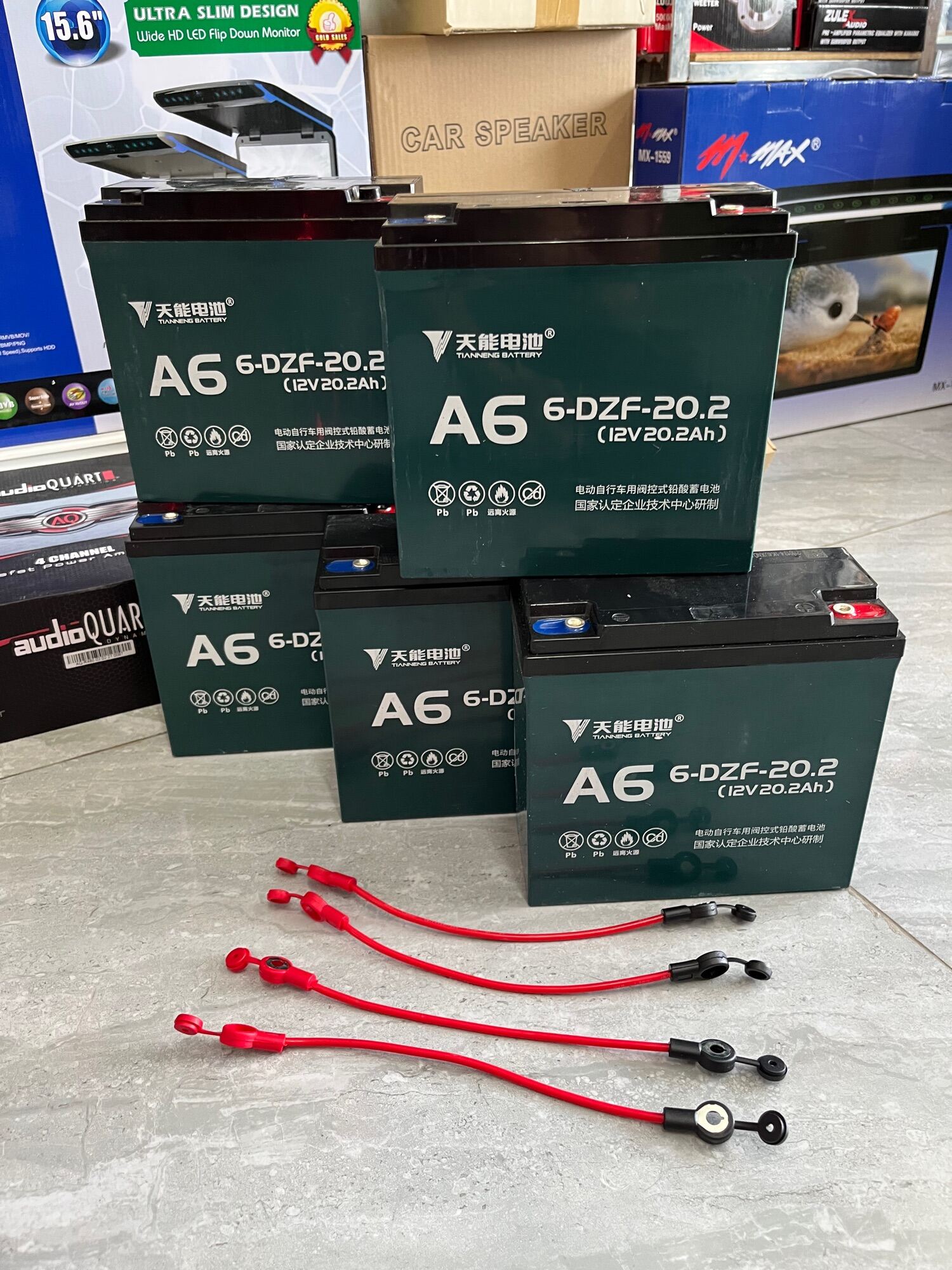 แบตเตอรี่ตะกั่ว (แห้ง)A6รุ่นใหม่(ราคาจำนวน5ลูก60V)แบตใหม่ของแท้100ใช้รถไฟฟ้ามอเตอร์ไซร์ขนาด ...