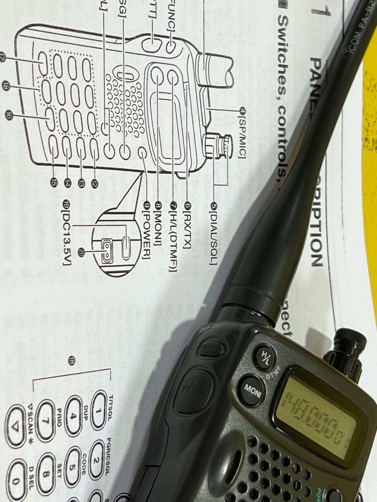 Icom ic-T22. Made in japan. VHF import from Japan Second hand - MUSEN ...