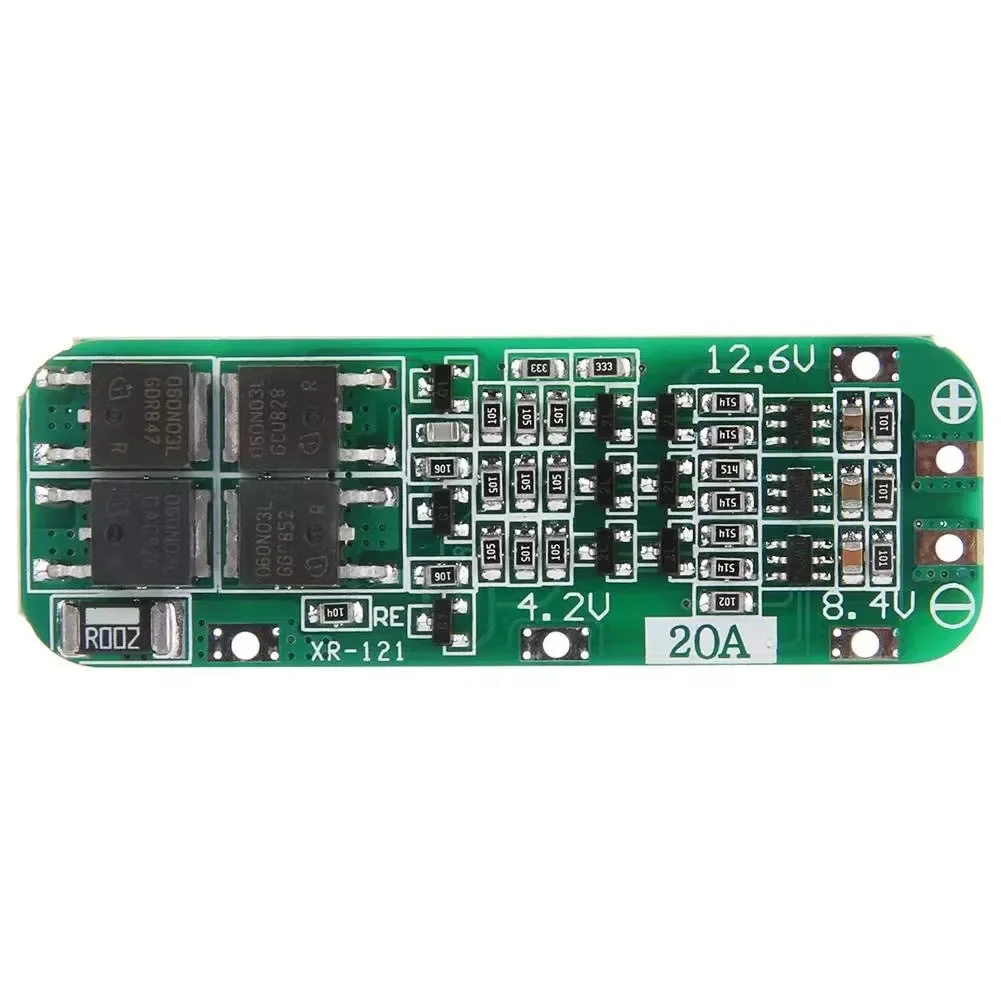BMS 3S 20 A Li-ion lithium pcb โมดูลป้องกันการชาร์จ แบตเตอรี่ลิเธียม ...