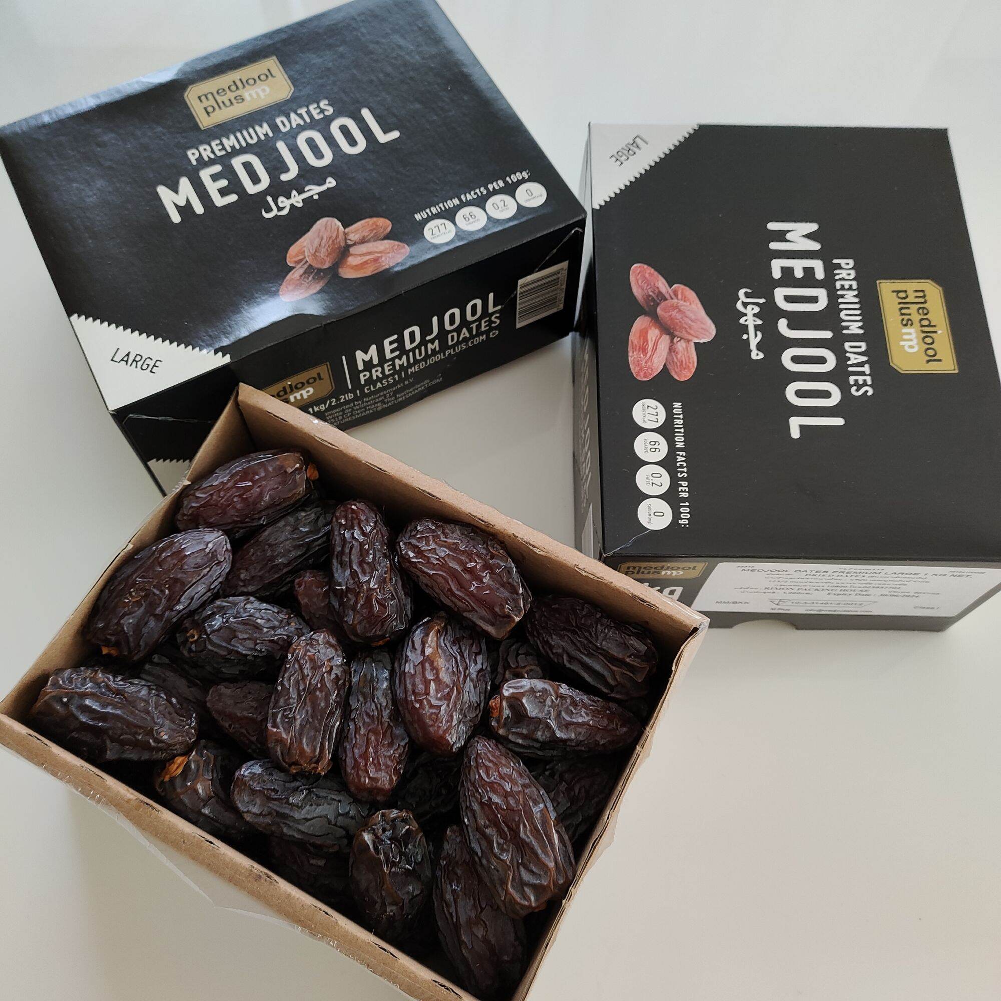 อินทผาลัมอบแห้ง MEDJOOL 1kg Exp: 30/06/2024 Large Premium Dates ...