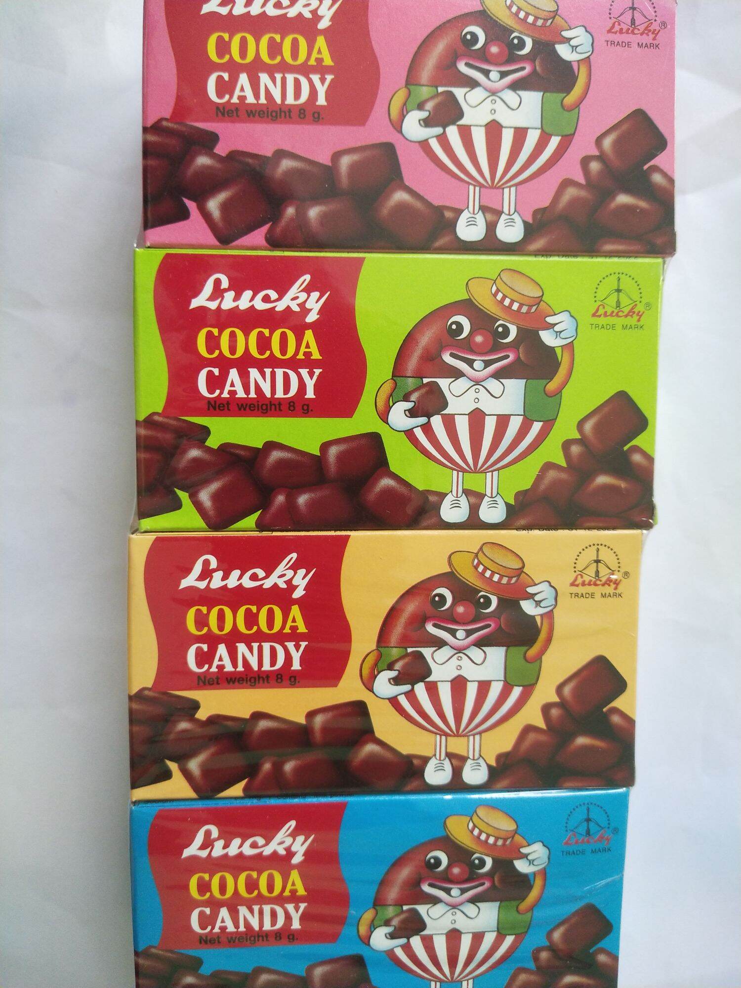 ขนมยุค90 หัวโต ลูกอมโกโก้ Lucky Cocoa Candy when we was young ...