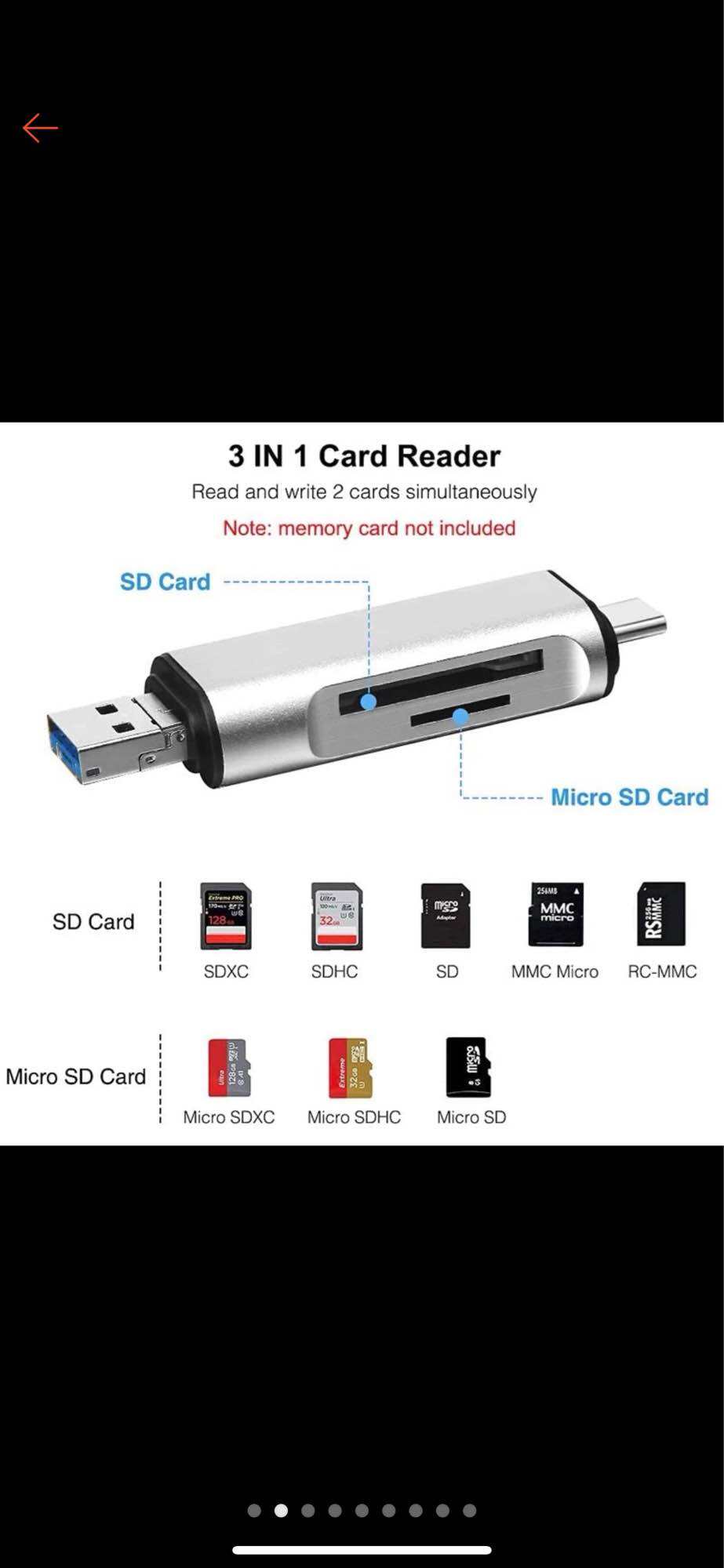 Type C Micro USB USB 3.0 In 1 OTG Card Reader ความเร็วสูง USB3.0 Memory Card Reader สำหรับ ...