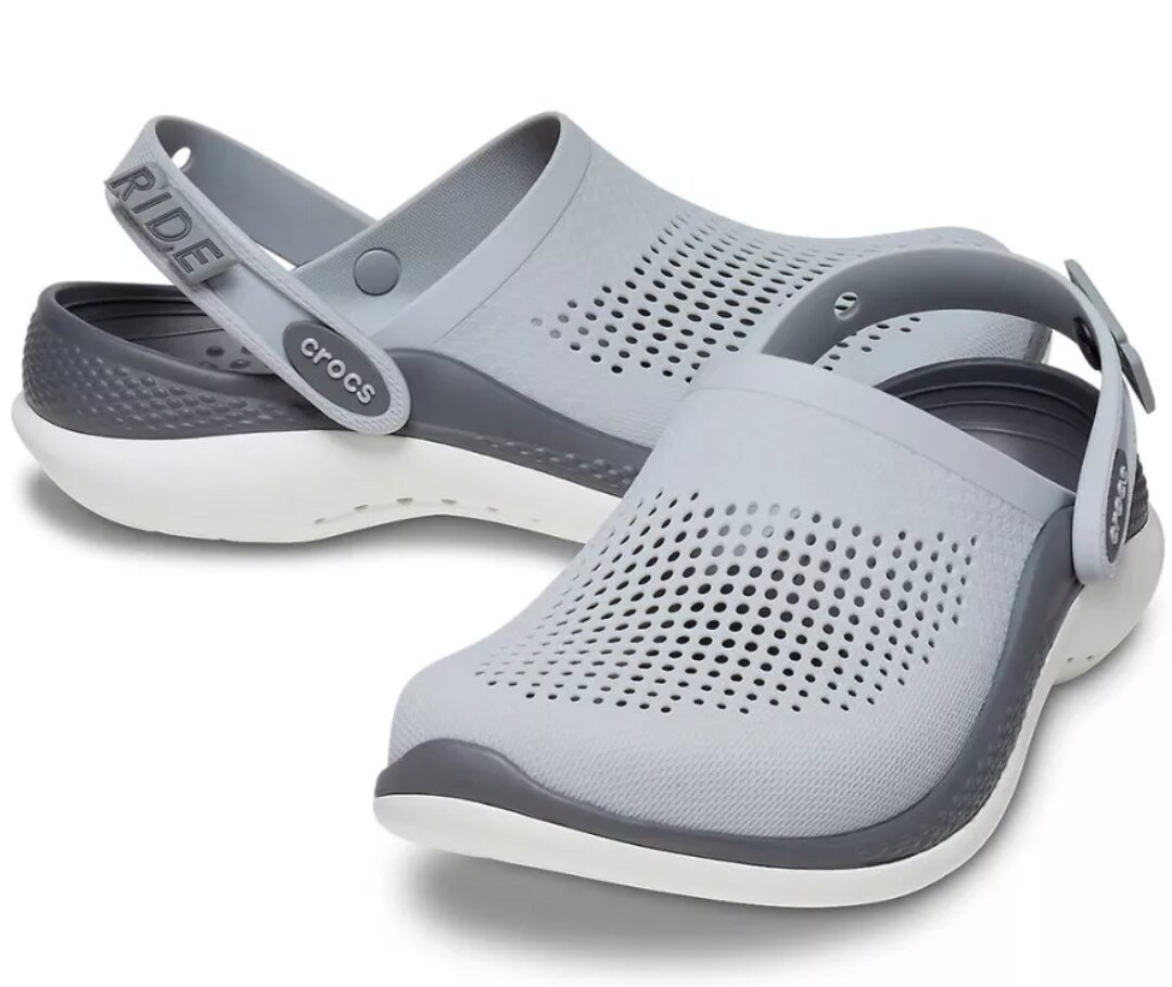 Crocs LiteRide 360 Marbled Clog มี Jibbitz รองเท้าหัวโตแบบลำลอง หิ้วนอก ...