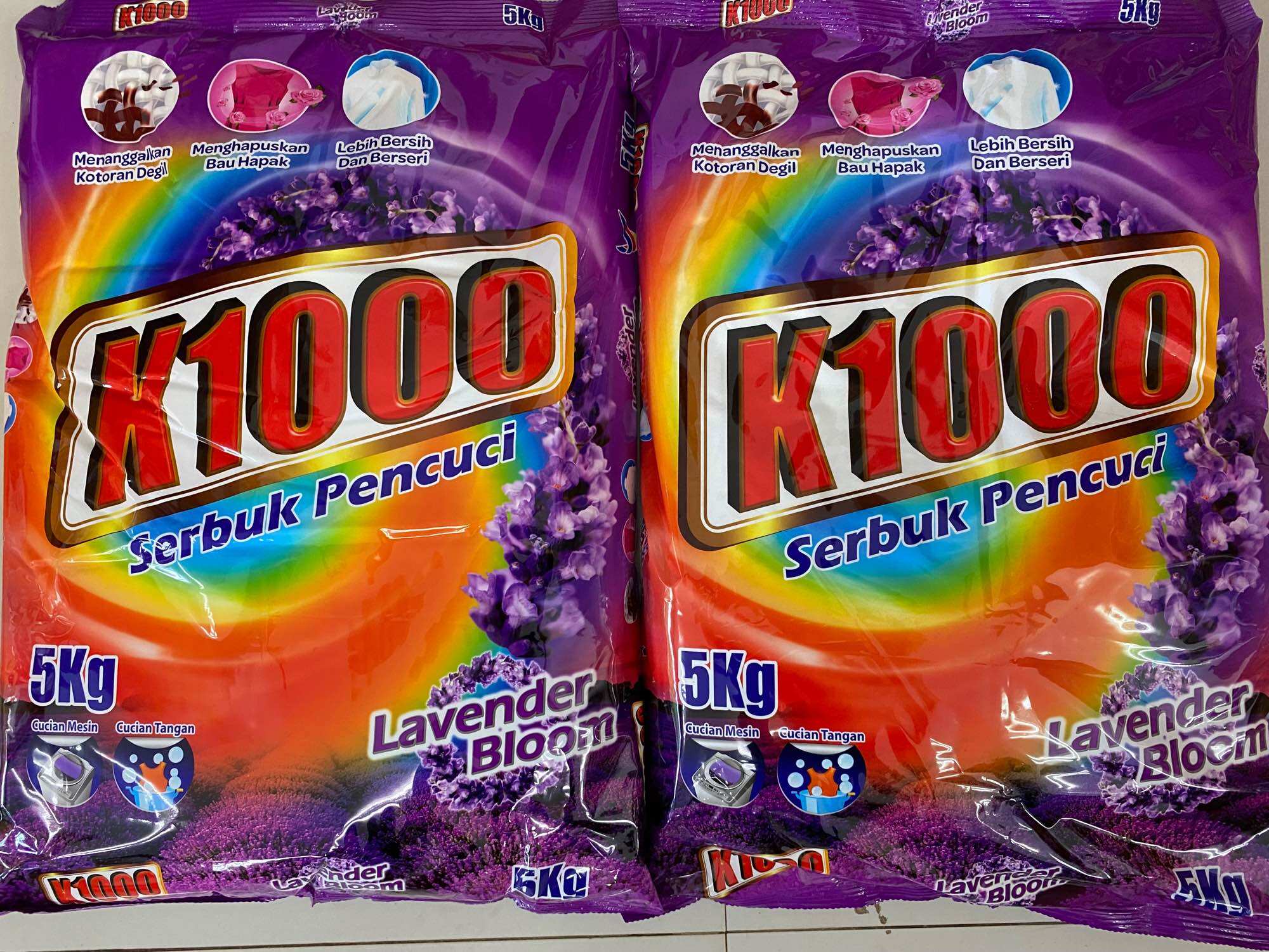 ผงซักซักฟอก k1000 5 กก เเซตคูคละสีได้ - ฟิรฮาน ช็อป - ThaiPick