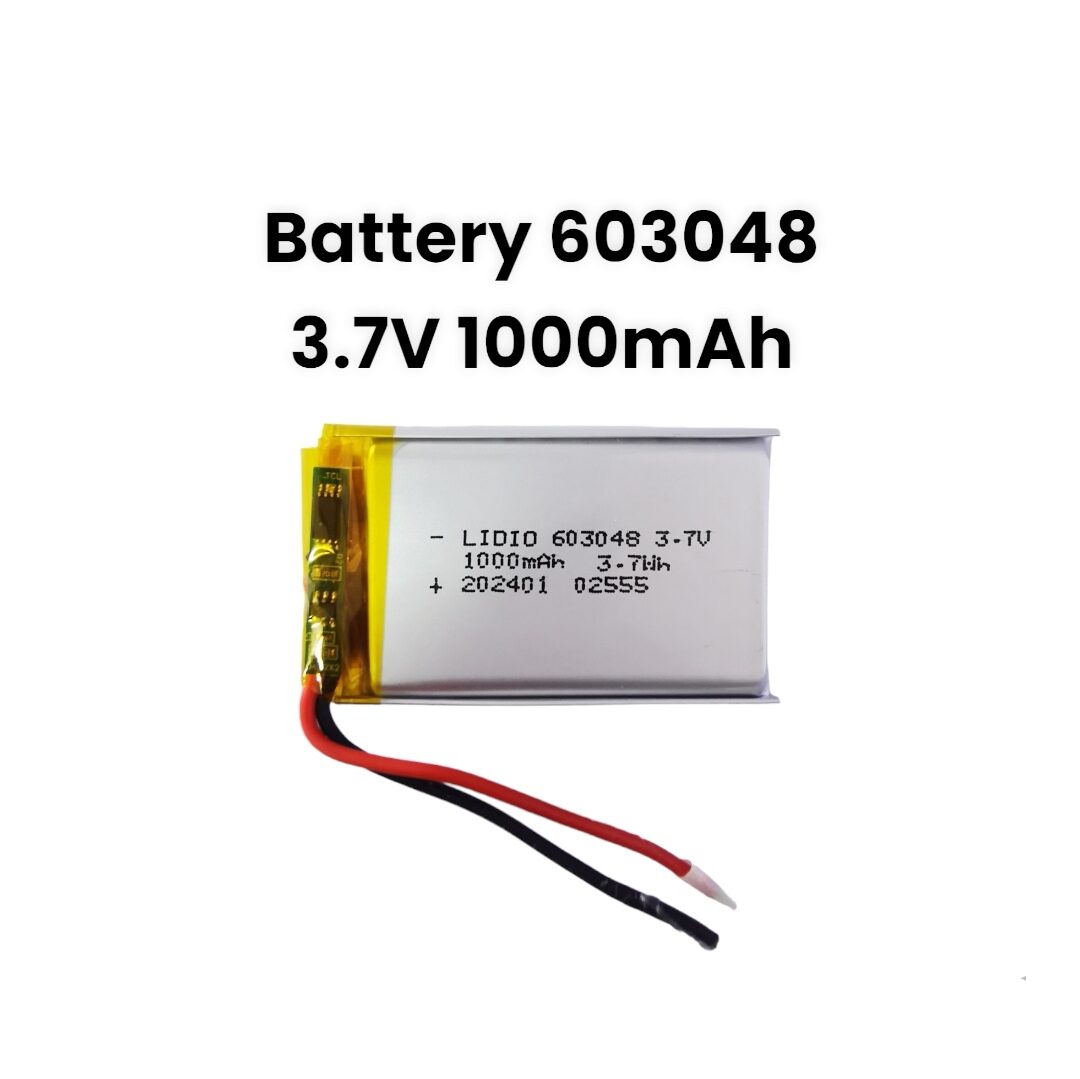 Battery 603048 1000mAh 3.7V แบตเตอรี่ Lithium polymer สำหรับเครื่องเล่น ...