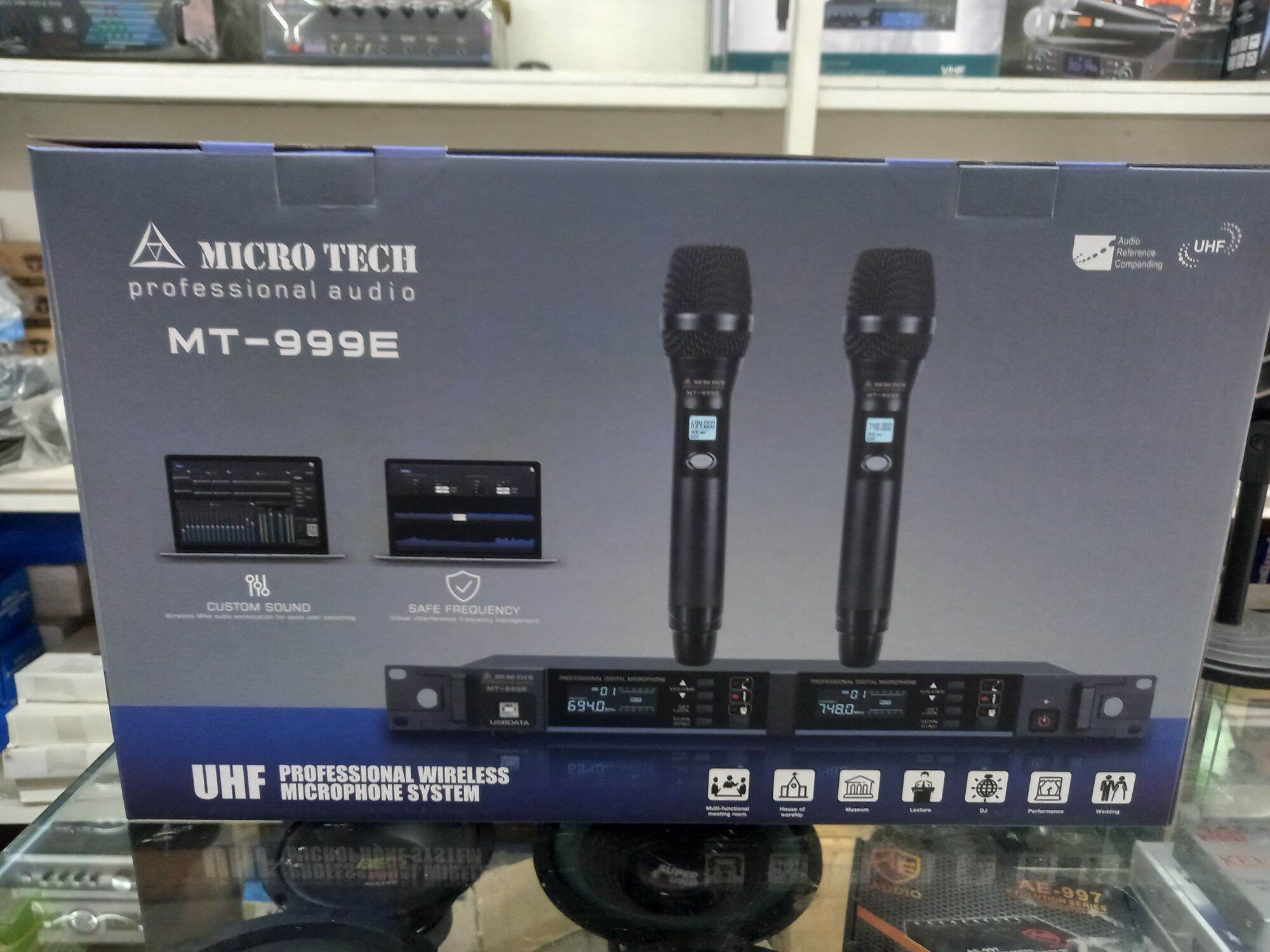 ไมค์ลอย Microtech MT-999E UHF จูนคลื่นได้ | Lazada.co.th