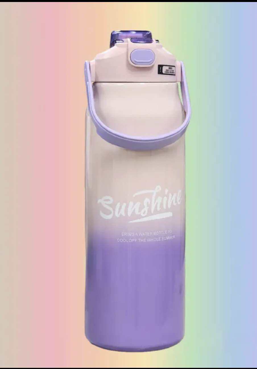 กระติกน้ำมีหูหิ้ว ขนาด 1800mlสแตนเลส 316 เก็บเย็น_ร้อน | Lazada.co.th