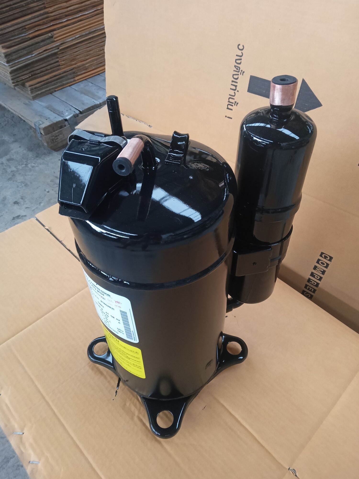 คอมเพรสเซอร์แอร์มือสอง ( แบบโรตารี่ ) รุ่น NH 56 ขนาด 36000 btu น้ำยา ...