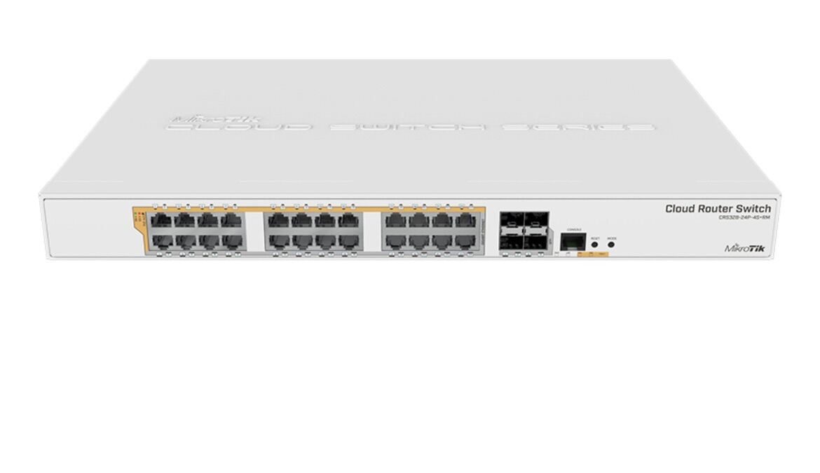 Mikrotik: CRS328-24P-4S+RM Switch managed 24 Port POE | Lazada.co.th
