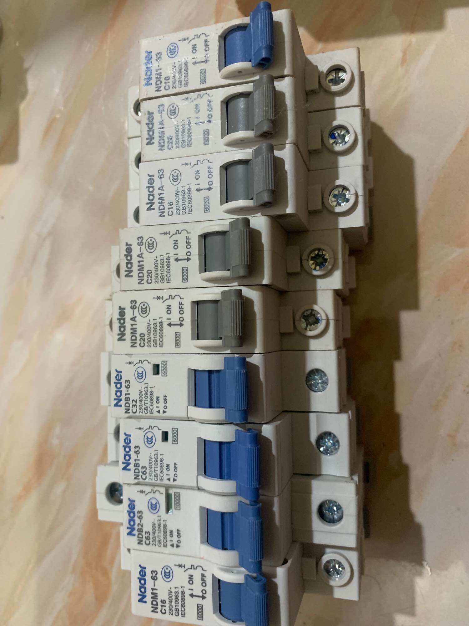 NADER:เบรกเกอร์ DC Nader 6A-63A แบบ 1P | Lazada.co.th