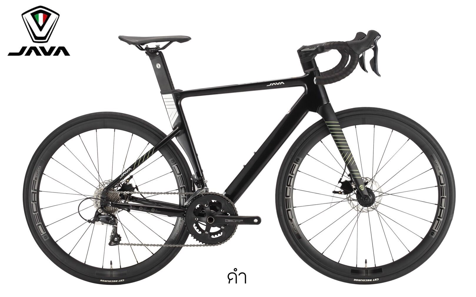 ใหม่ล่าสุด!! จักรยานเสือหมอบ Java Siluro 6 ดิสเบรคกึ่งน้ำมัน เฟรม ...