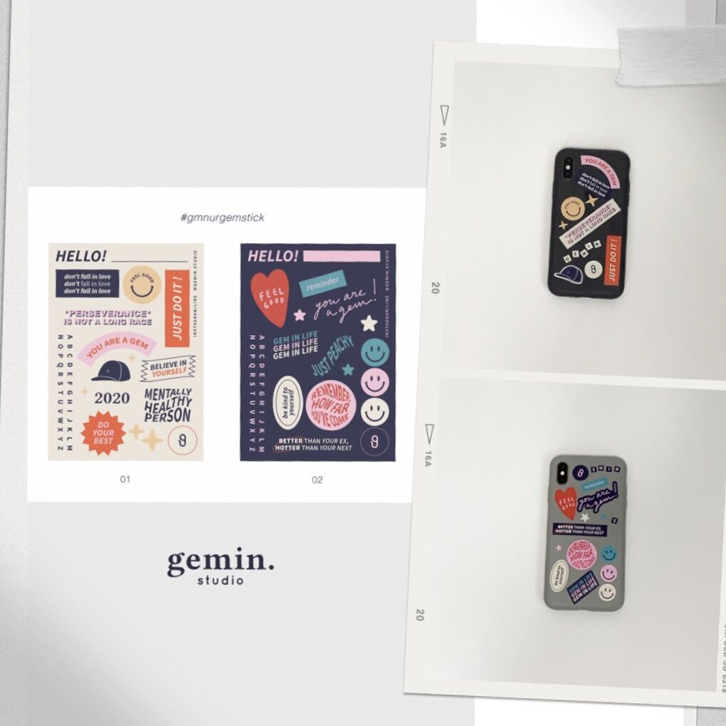 gemin. | sticker #urgemstick - gemin.studio - ThaiPick