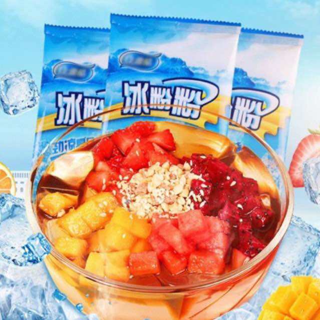 พร้อมส่ง️ 40g ปิงเฟิ่น ผงวุ้นเฉิงตู ผงวุ้น เยลลี่ bing fen 冰粉粉 - Eating ...