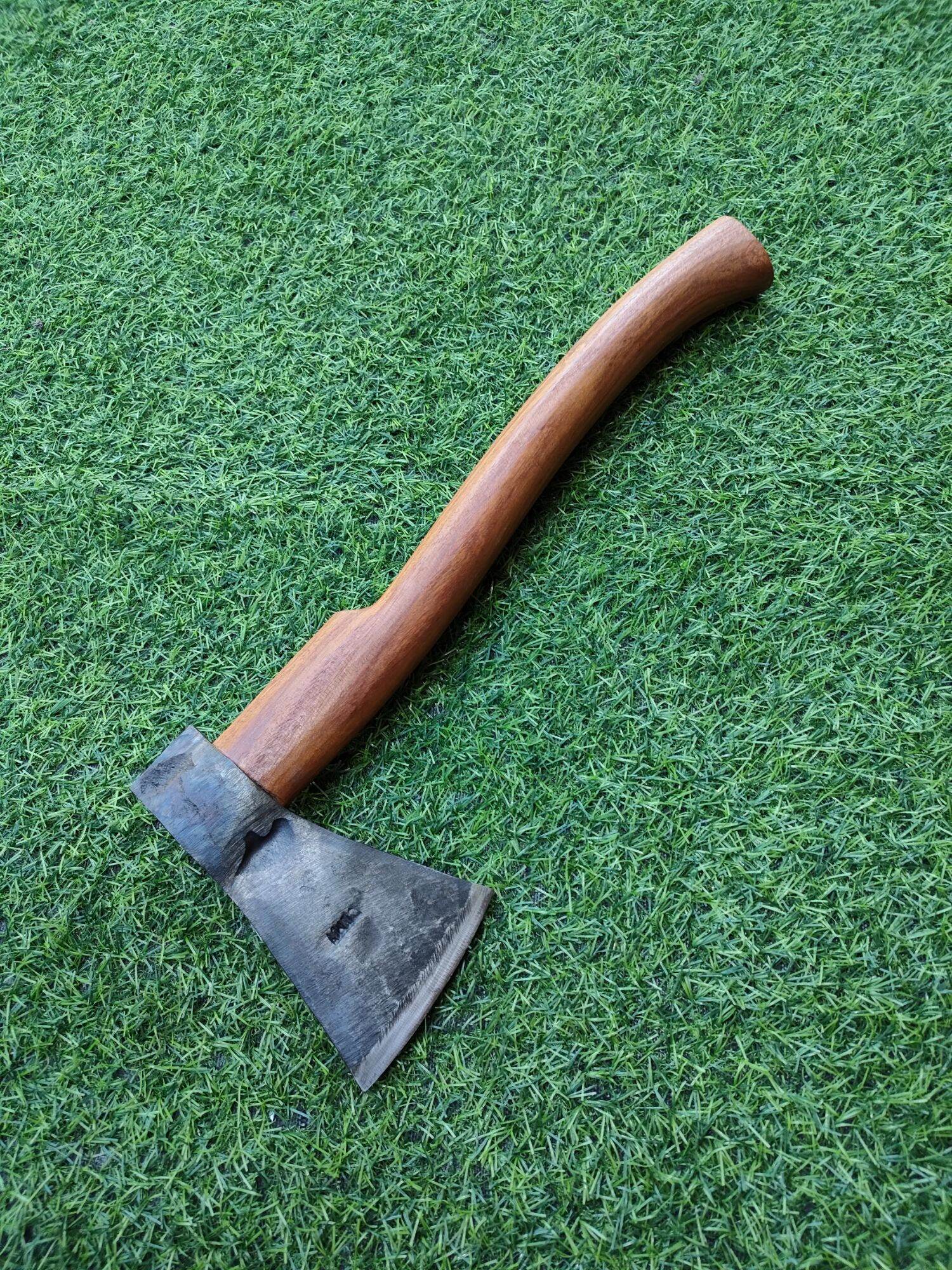 ขวานเหล็กแหนบแท้(ตราเพชรเพลา)รุ่นใหญ่มาพร้อมด้ามไม้ประดู่นาของแท้100% ...