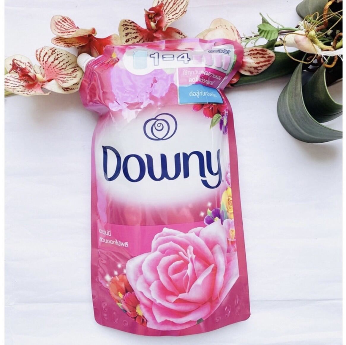 1.2 ลิตร วันผลิต 03/23 Downy กลิ่น สวนดอกไม้ผลิ น้ำยาปรับผ้านุ่ม ดาวน์นี่ สีชมพู | Lazada.co.th