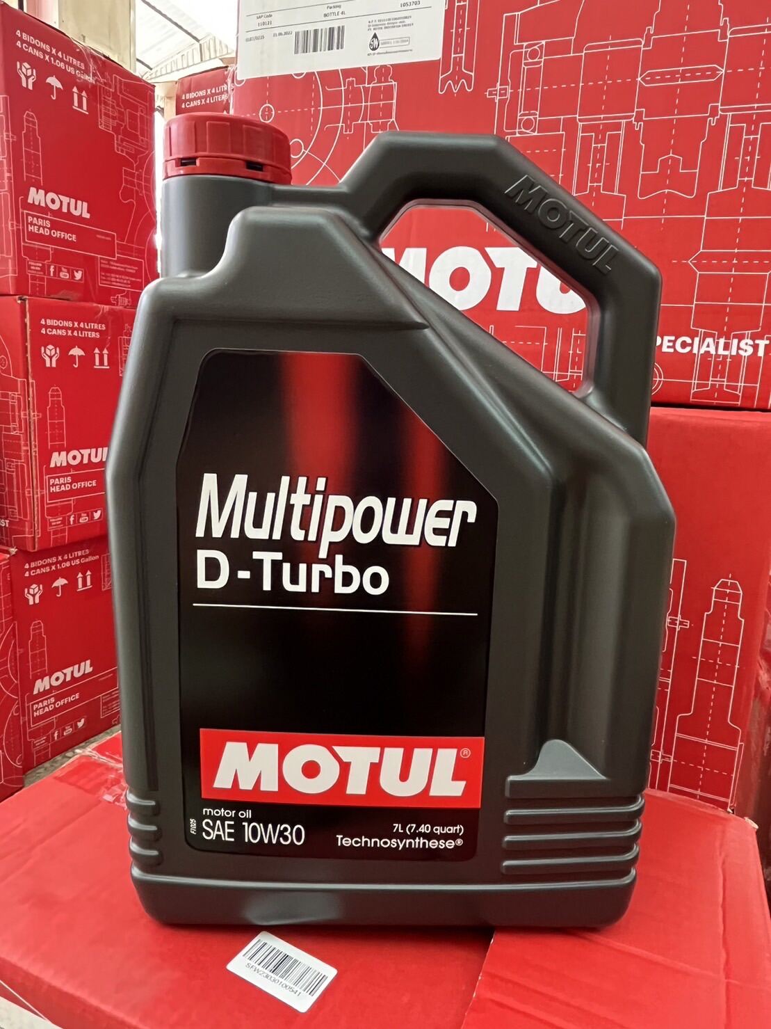 Motul Multipower D- Turbo 10W30 API CK-4 ขนาด 7 ลิตร (111552 จำนวน 1 ...