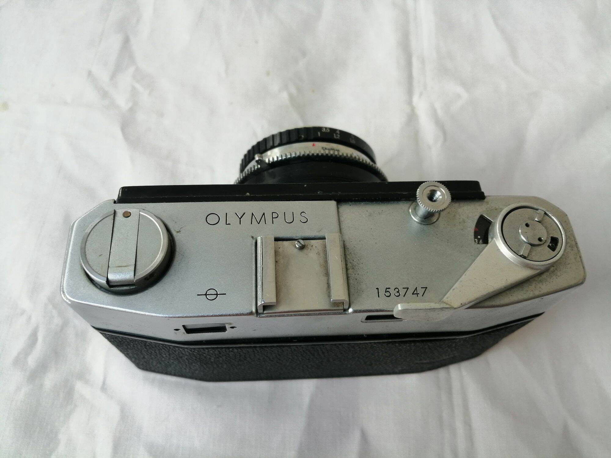 กล้องฟิล์ม olympus auto Eye ขึึ้นฟิล์มได้ ชัตเตอร์ได้ ช่องมองและ เลนส์ ...