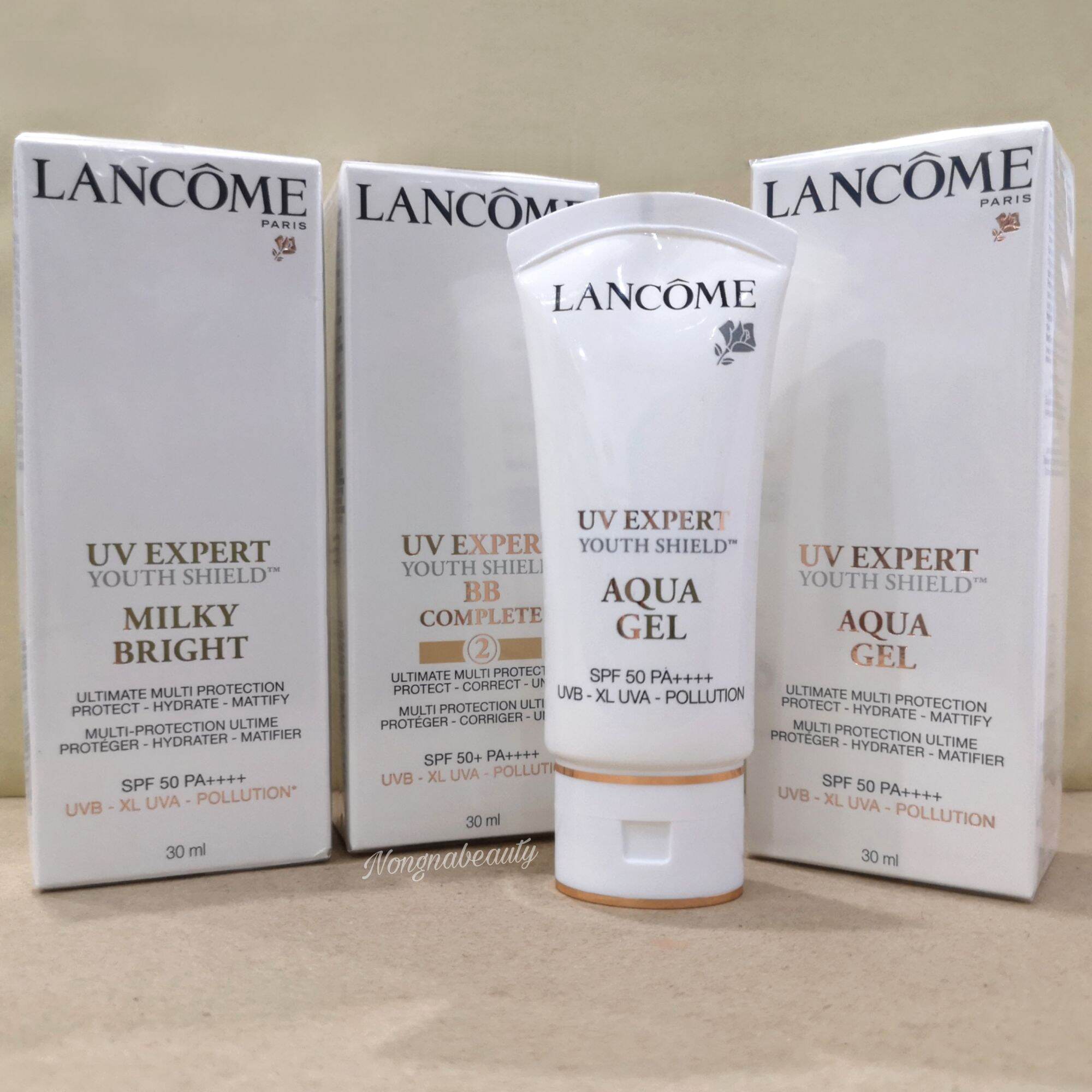LANCOME UV Expert Aqua Gel SPF50 PA++++ 30ml. กันแดดลังโคม Nongnabeauty ...