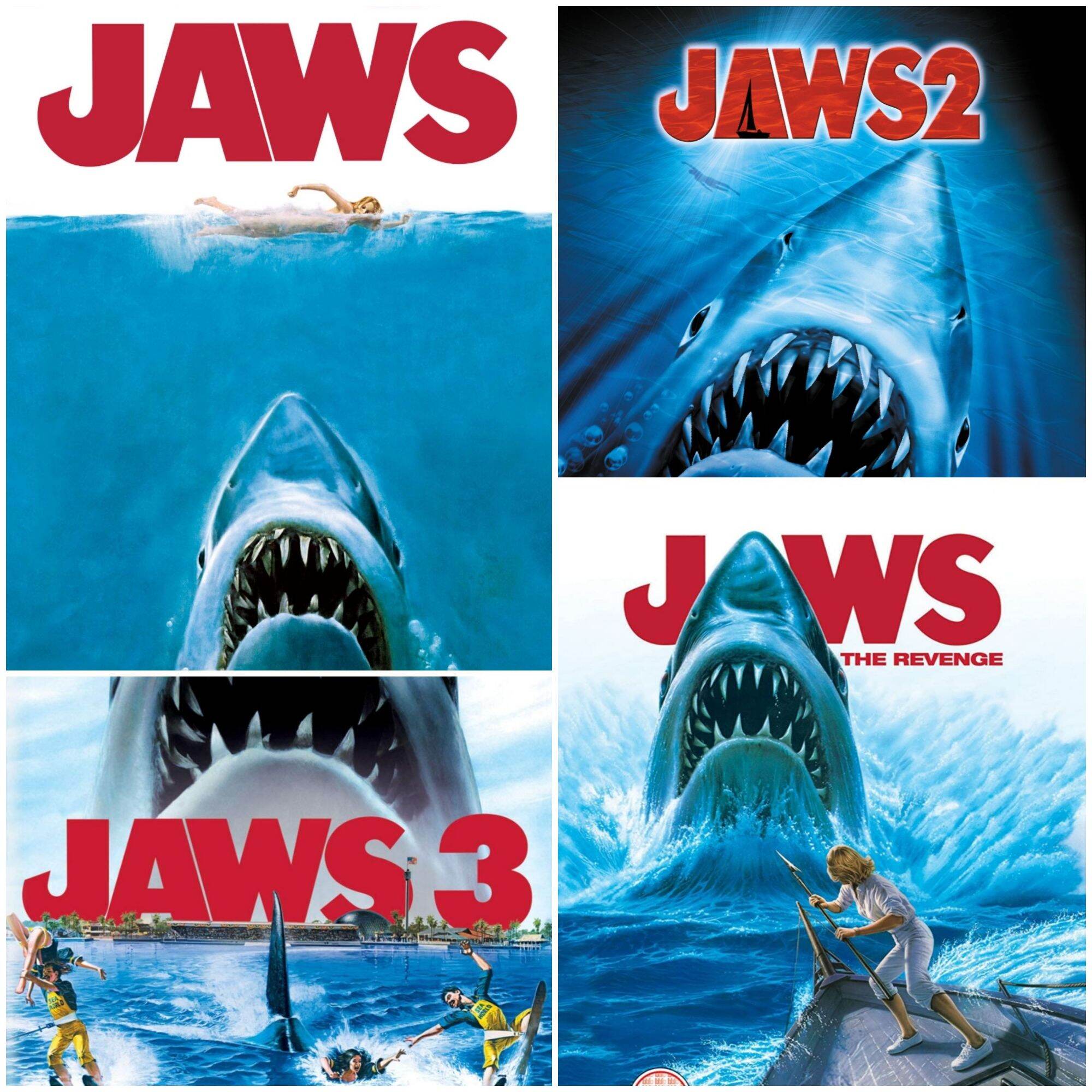 [DVD HD] จอว์ส ครบ 4 ภาค-4 แผ่น Jaws 4-Movie Collection #หนังฝรั่ง #แพ ...