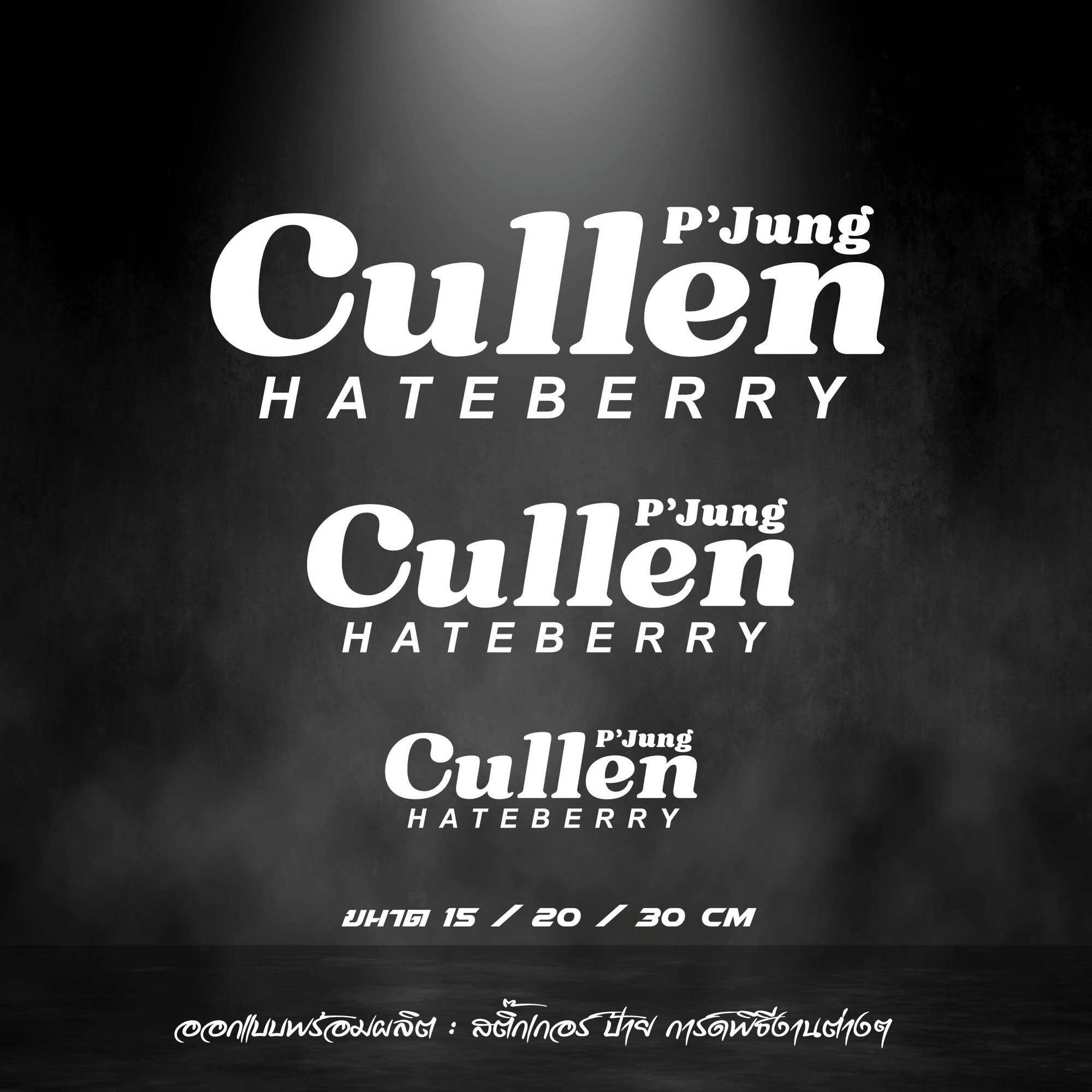 สติกเกอร์คัลแลน Cullen Hateberry สะท้อนแสง | Lazada.co.th