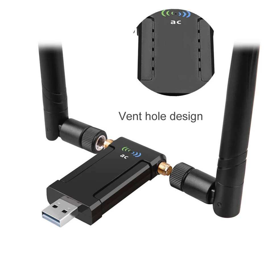 1200Mbps Wireless WiFi WiFi WiFi 2.4GHZ 5.8GHzG RTL8812 USB3.0 WiFi ...
