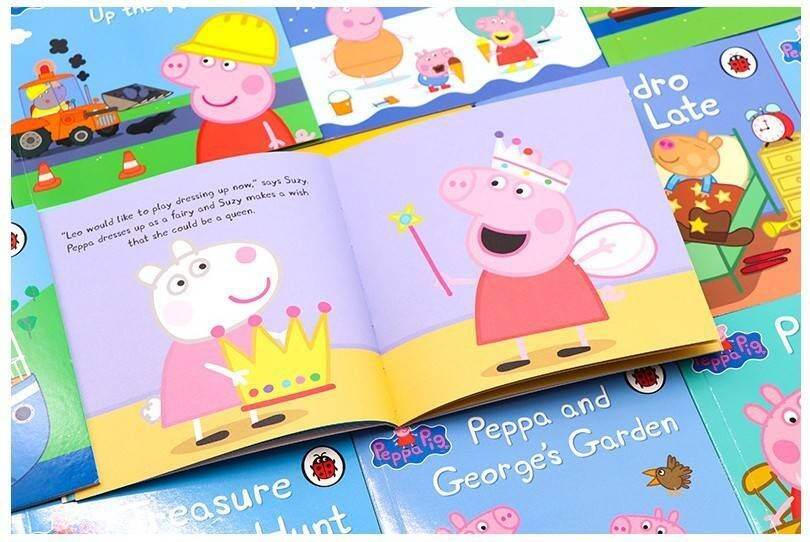 ใหม่ box set Peppa pig ชุดหนังสืออ่านภาษาอังกฤษ peppa story books ชุดเซ็ท 50เล่ม หนังสืออ่านภาษา ...