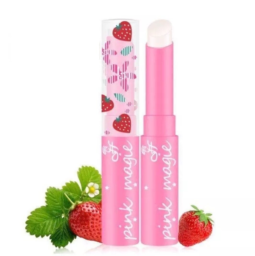 ลิปมัน มิสทีน Lip Mistine Pink Magic plus CB-II(ลิปอ้วน) & Vit E strawberry (ลิปผอม)ลิปมัน ...