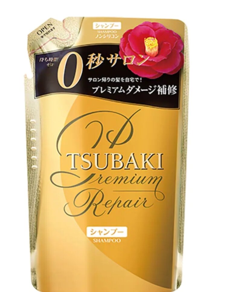 Tsubaki Premium Repair Refill Shampoo 330ml. ชีบากิ พรีเมียม รีแพร์ ...