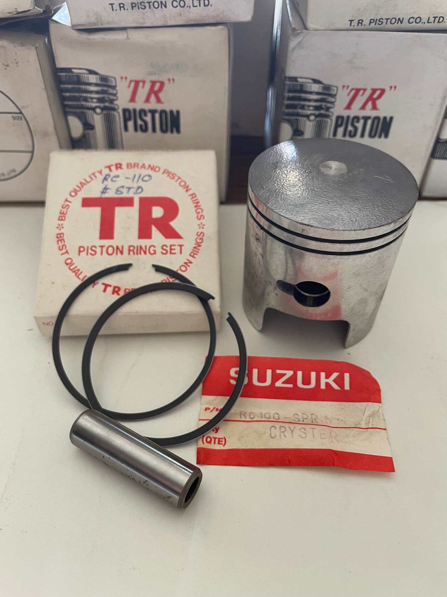 📌ลดล้างสต๊อค ชุดลูกสูบลูกสูบคริสตัล SUZUKI RC110 งานเกรดดี งานเก่าTR ...